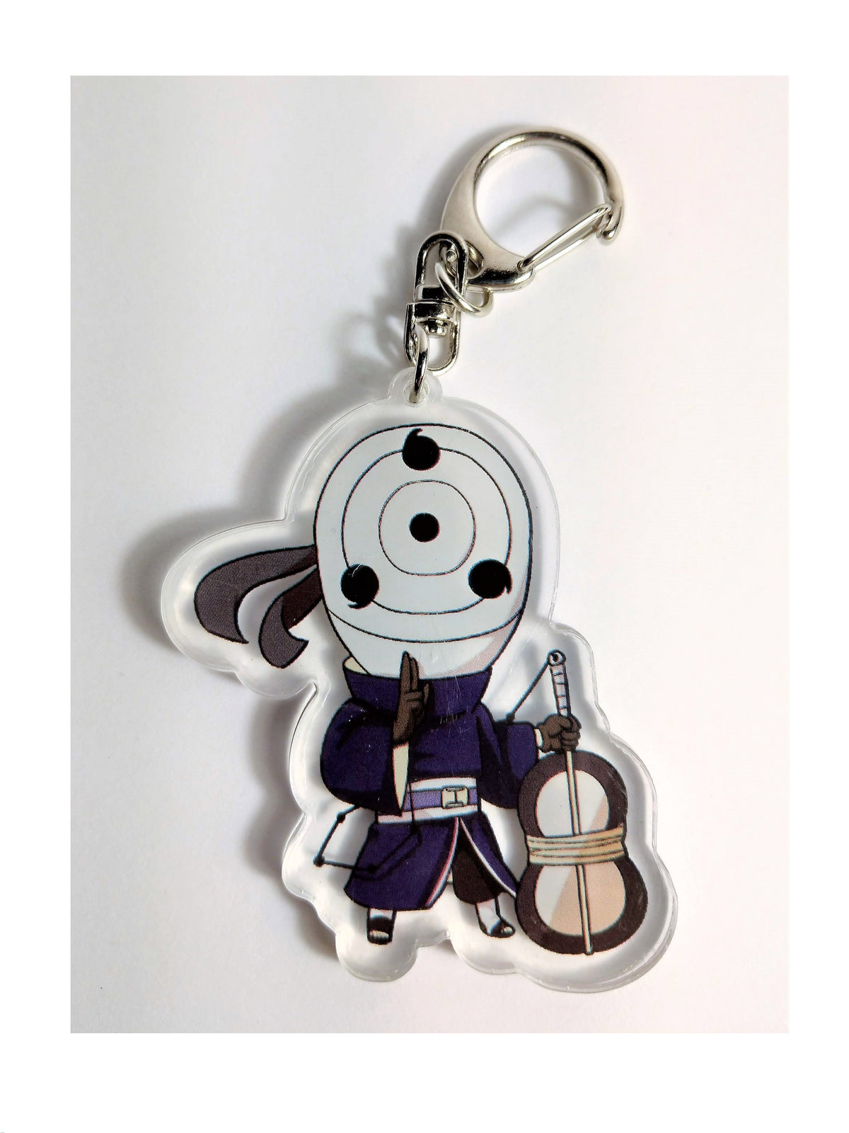 Obito Keychain Featuring Obito Also Known As Tobi, The Leader of Akats ...